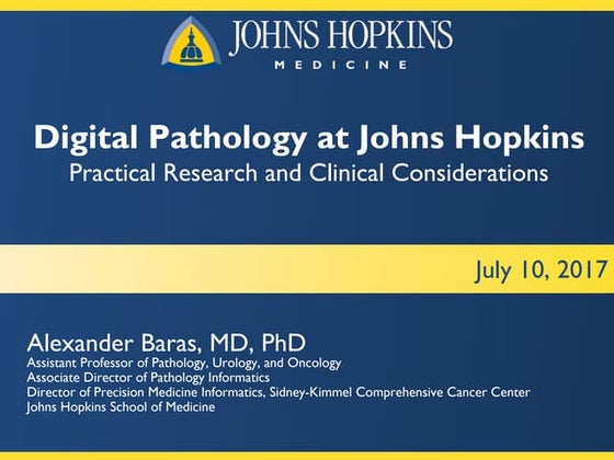 Digital Pathology | PPTX | Computing | Technology & Computing