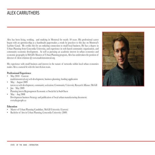 Alex Carruthers' profile | PDF