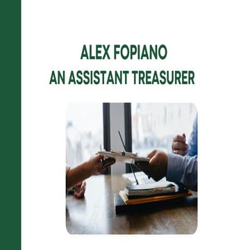 Alex Fopiano - A Treasury Professional | PDF