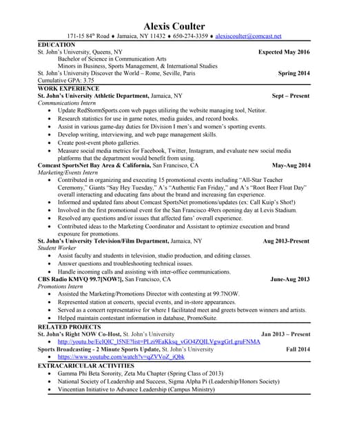 Alexander J. Buono Resume | PDF