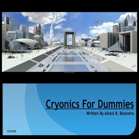 Cryonics For Dummies | PPT