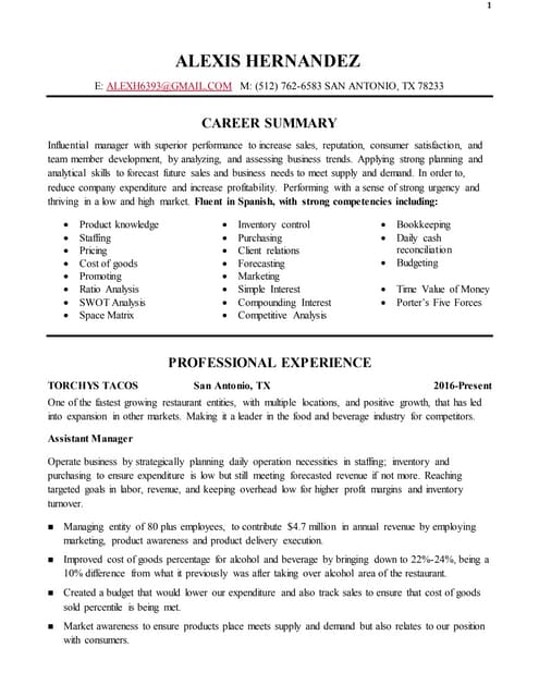 Jean Resume 1 (4) | PDF