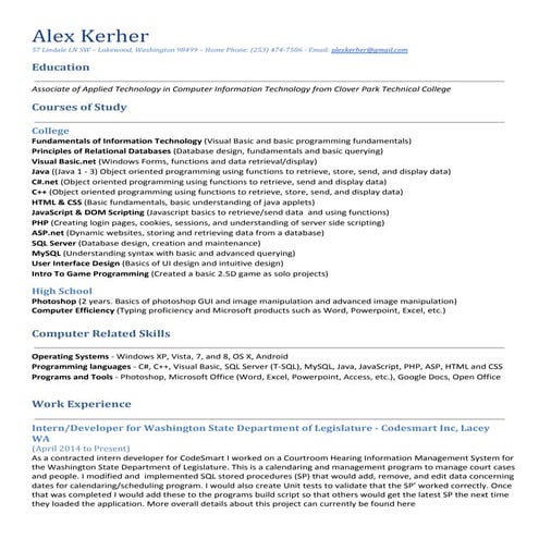 Hannah Stewart CV | PDF