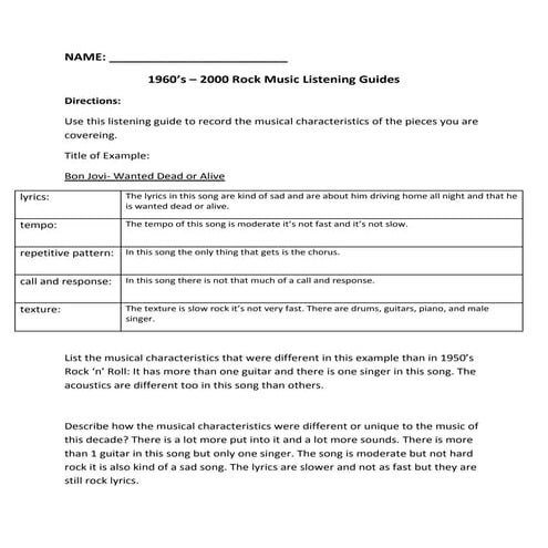 Alex smee-midterm listening guides | DOCX