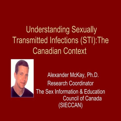 Understanding STI's: The Canadian Context | PPT | Sexual Health ...