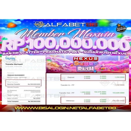 Alfabet88-Member WD 100 Juta Bermain SUGAR RUSH.pdf