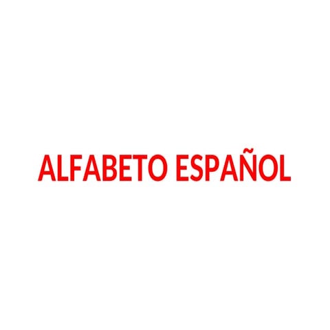 El abecedario | PPT