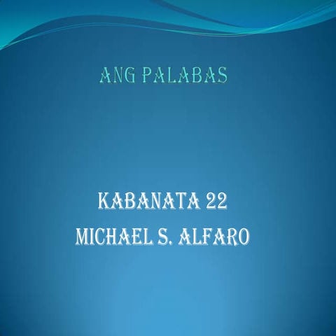 Michael Alfaro | PPT