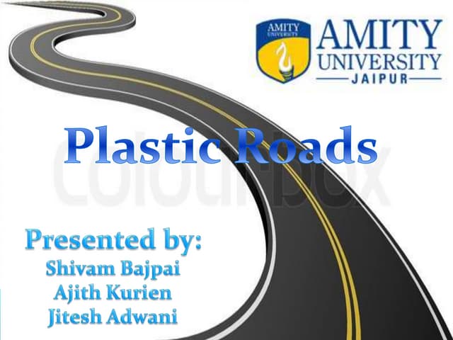 Utilization of Plastic Waste in Flexible Pavements Part1 | PPTX