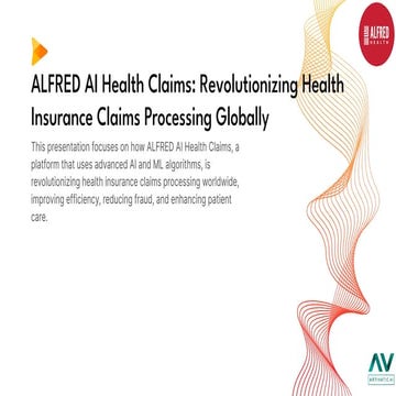 Alfred Health Platform - AI Health Claims | PDF