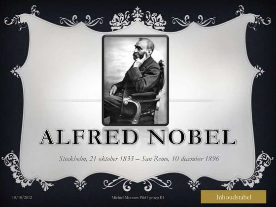 Alfred Nobel | PPTX