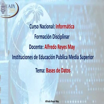 Alfredo Reyes May,