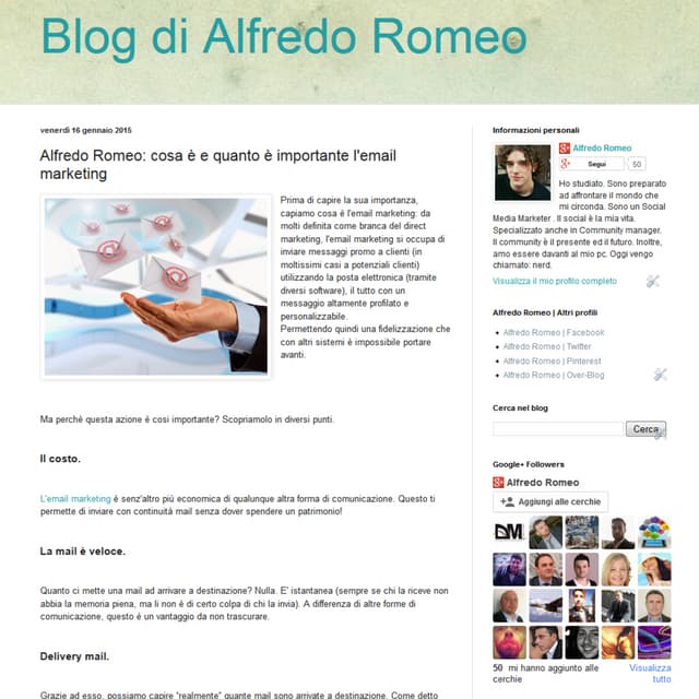 Alfredo romeo email marketing | PDF