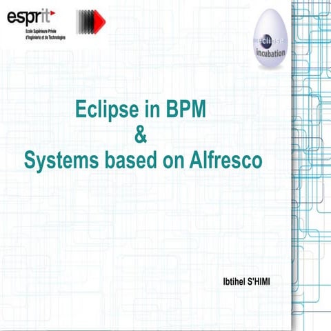 Alfresco Eclipse Ppt