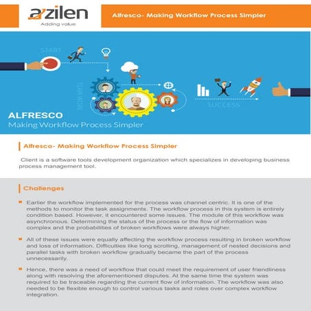 Alfresco- Making Workflow Process Simpler | PDF | Computer Software and Applications | Computing