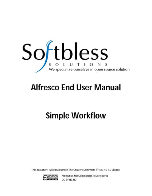 Alfresco 4 Simple Workflow By Softbless Part 3 Pdf