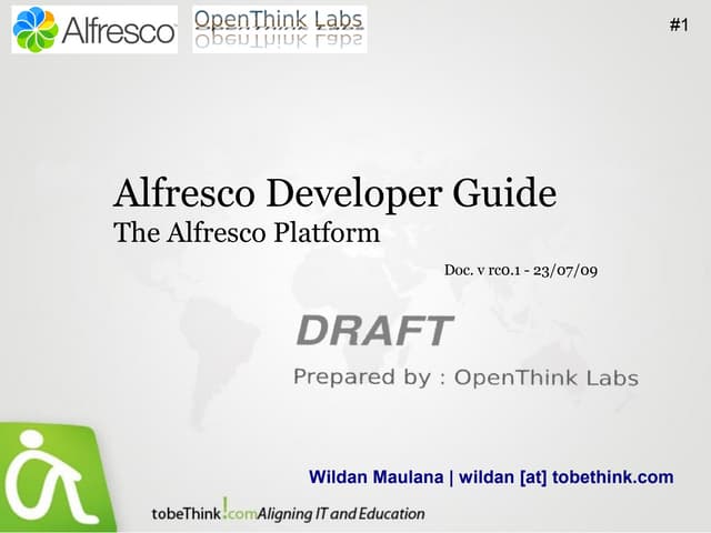 The Alfresco Platform Ppt