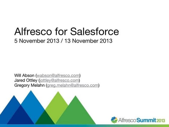 Alfresco Activity Workflow Ppt