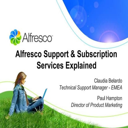 Alfresco support subscription services explained | PDF