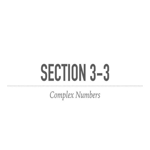 Operations with complex numbers | PDF