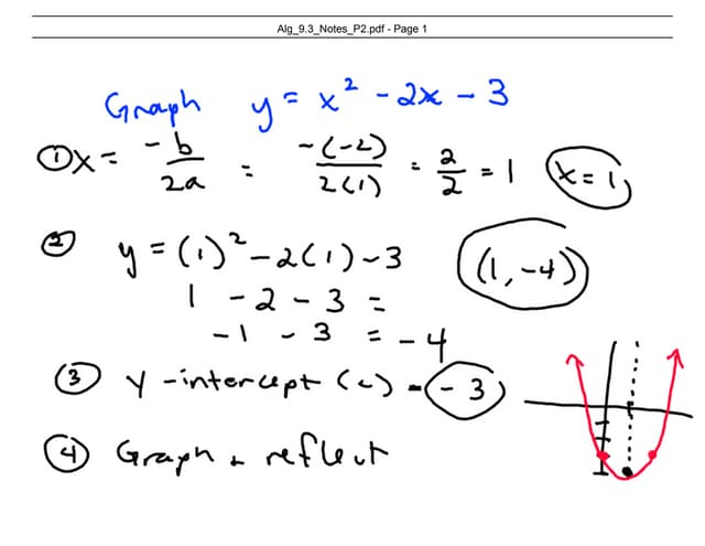 Alg 1.4 Notes Exponents | PDF