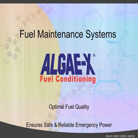 Algae x fuel management systems - technical presentation - rev a | PPT