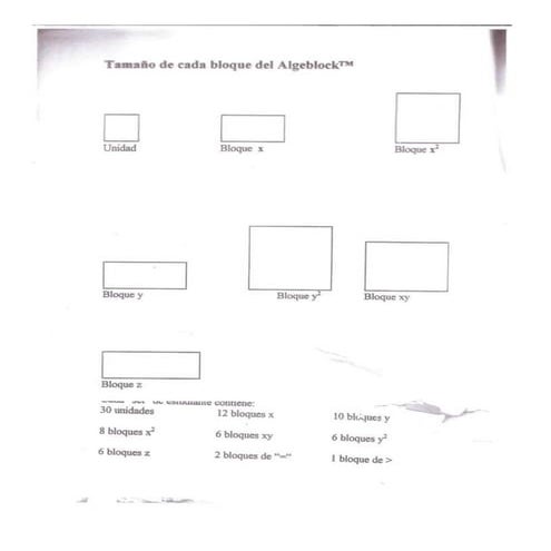 Algeblocks | DOCX