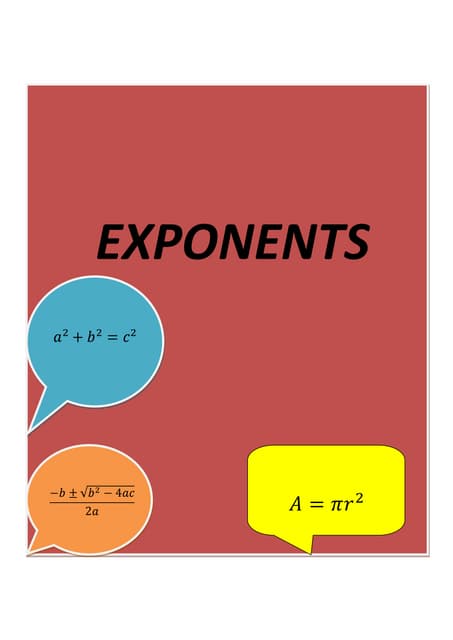 Application of exponents in real life | PPTX