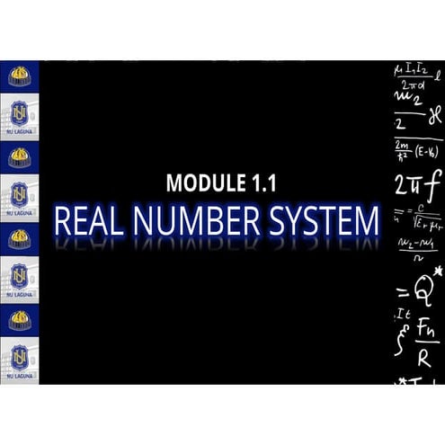 Algebra - Number System - Engineering Pre Calculus | PPT