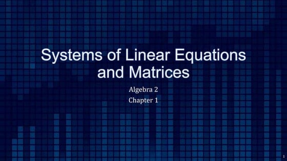 Crout s method for solving system of linear equations | PPT