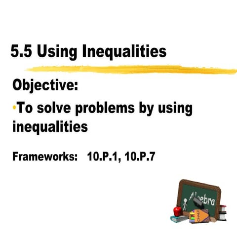 Algebra 5 Point 5 | PPT