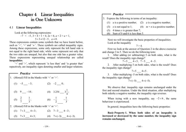 Lecture 7 (inequalities) | PPTX