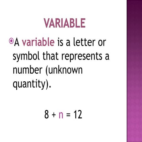 Algebra I 1 | PPT