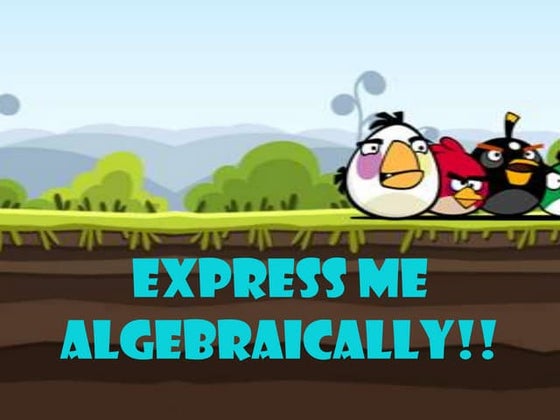 GRADE 7 Algebraic Expressions PowerPoint | PPTX