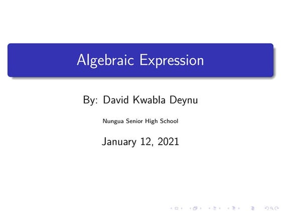 Laws of indices | PPT