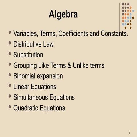 Math 6 - Solving Problems Involving Algebraic Expressions and Equations ...
