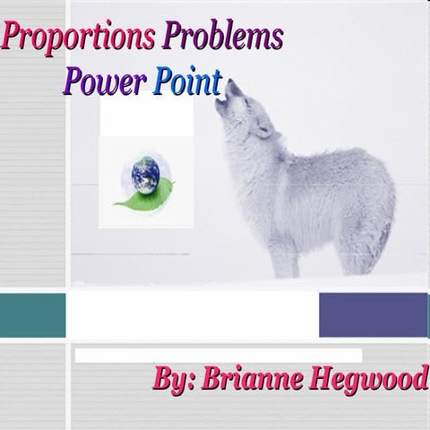 Solving Proportions | PPT