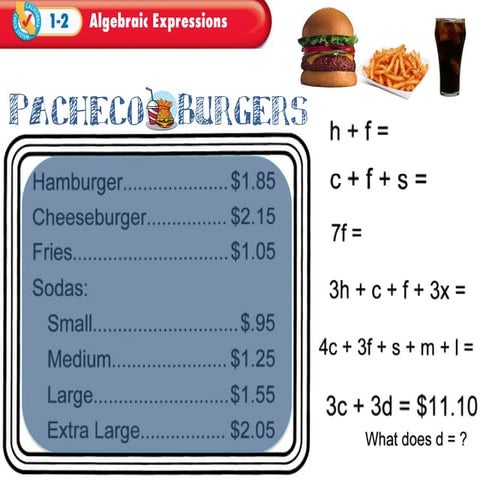 Algebra readiness evaluating expressions with game | PPT