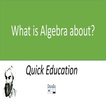 Simple Algebra Tutorial | PPT