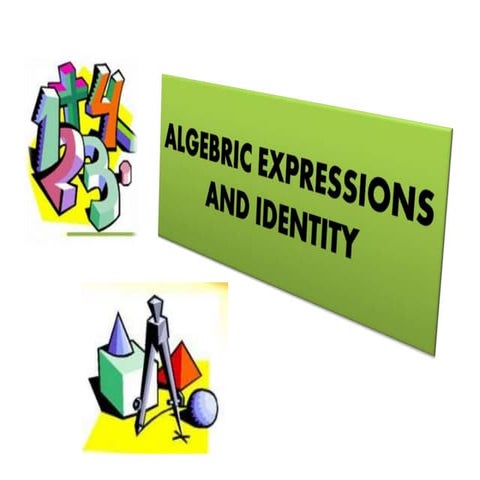 Algebric expressions and identity | PPTX