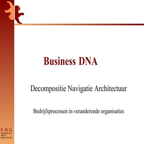 Business Dna Inzicht door Overzicht | PPT