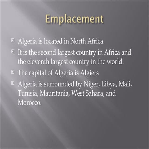 Algeria | PPT
