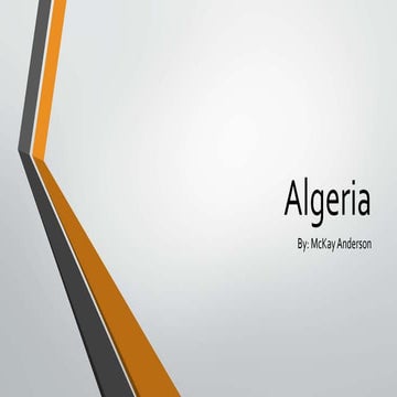 Algeria | PPTX