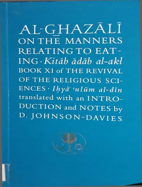 Islamic manners of eating and drinking power point | PPTX