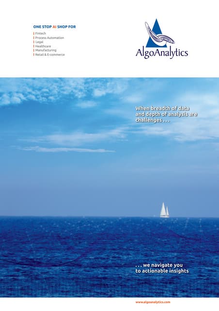 Algoanalytics Financial Consultancy Pvt. Ltd. presentations