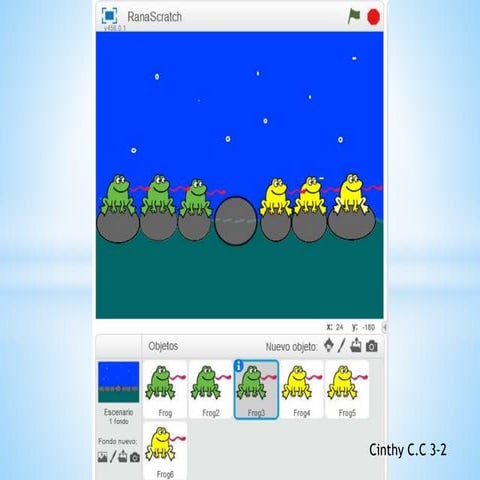 Algoritmo "Come y solo deja uno scratch" | PPTX