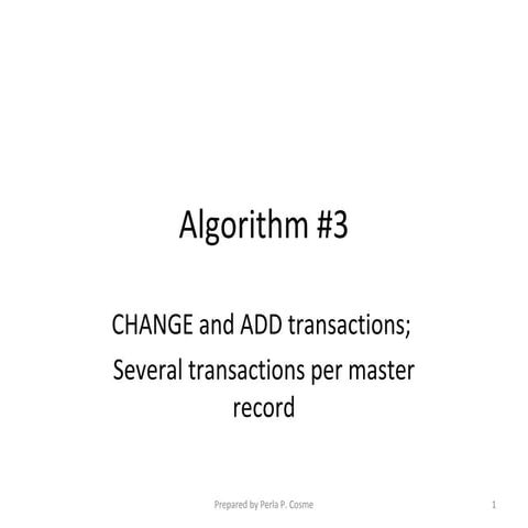 Algorithm 3 | PPT