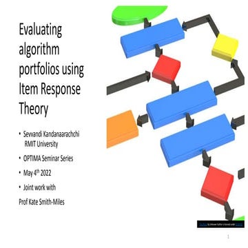 Algorithm Evaluation Using Item Response Theory Ppt