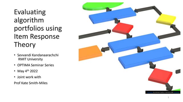 Algorithm Evaluation Using Item Response Theory Ppt