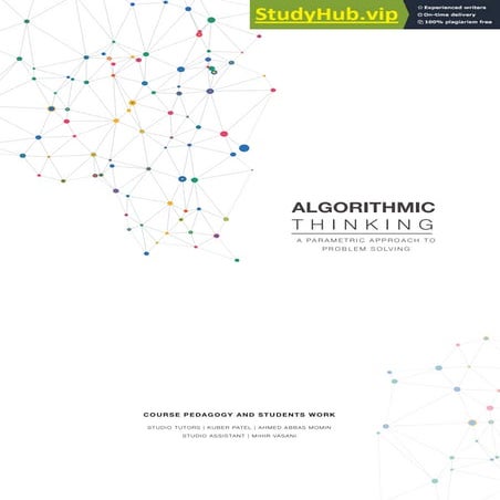 Algorithmic Thinking A Parametric Approach To Problem Solving Pdf 